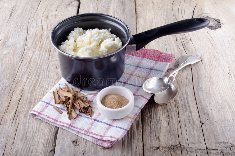 Rice pudding in a pot stock image. Image of rustic, rice - 37858285