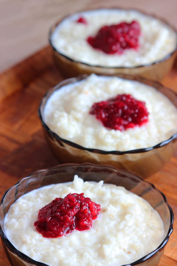 Rice pudding stock image. Image of dried, brown, wooden - 32812909