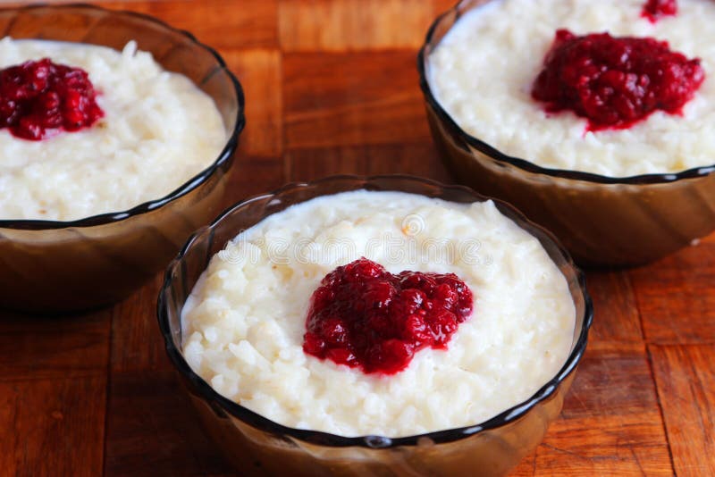 Rice pudding stock image. Image of rice, hungry, wooden - 32812915