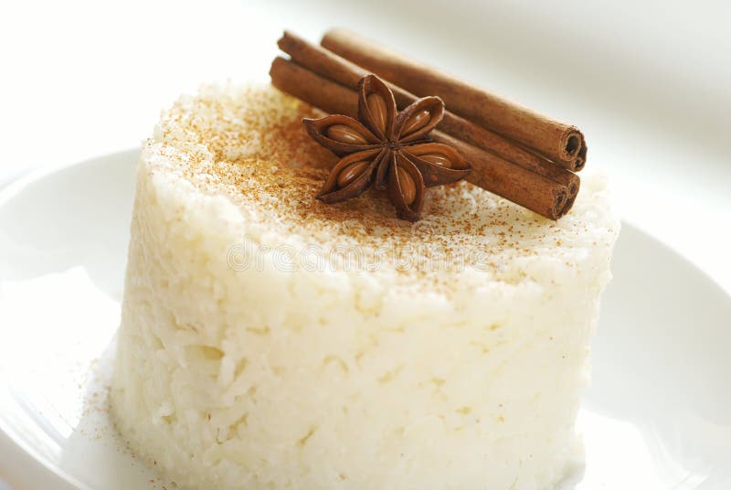 Rice pudding stock photo. Image of detail, horizontal - 32749174