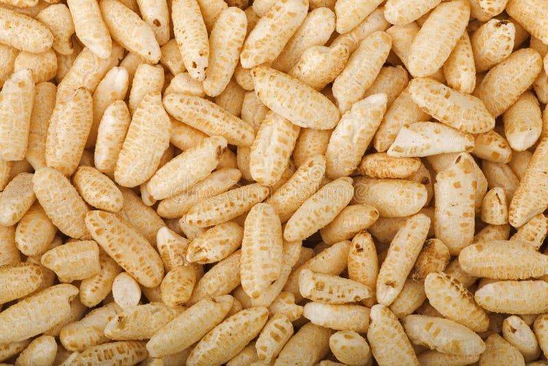Rice puff cereal stock image. Image of nutritious, healthy - 13497897