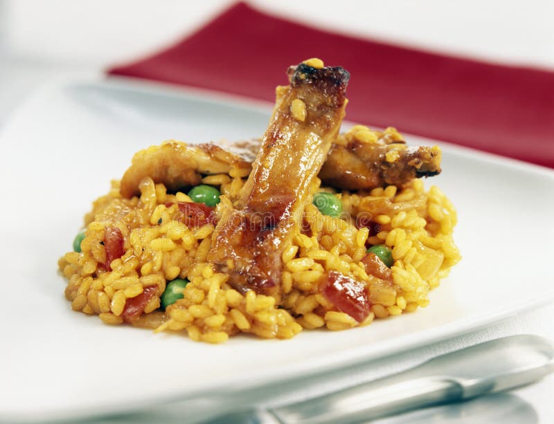 Rice and Rabbit, Typical Dish of the Gastronomy of the Region of Murcia ...