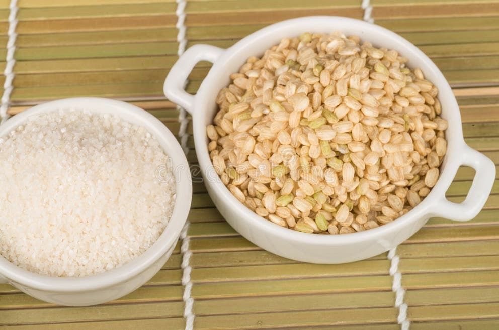 Rice and rice semolina stock photo. Image of shot, ground - 88537418
