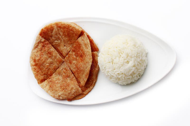 Rice and Roti stock image. Image of eating, rice, asian - 34641157