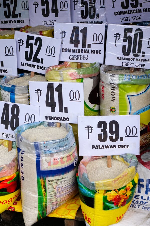 Rice for Sale at the Market in Manila, Philippines Editorial Stock ... Rice for Sale at the Market in Manila, Philippines Editorial Stock ...