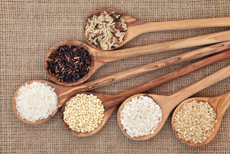 Rice Varieties stock image. Image of natural, ingredient - 32542601