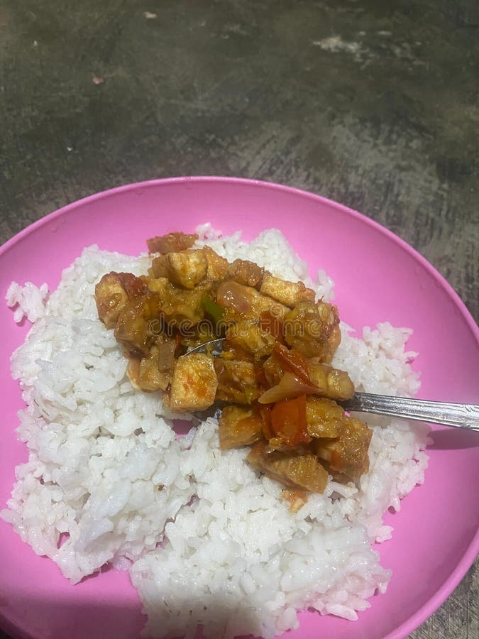 Rice Side Dishes Pink Plate Stock Photos - Free & Royalty-Free Stock ...