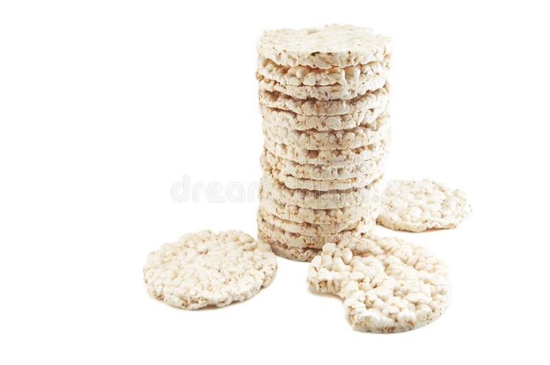 Rice snack stock photo. Image of pile, puffed, food, bright - 24296404