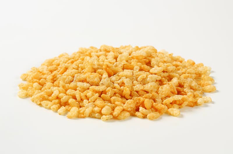 Rice krispies stock image. Image of snack, bowl, pile - 56645529