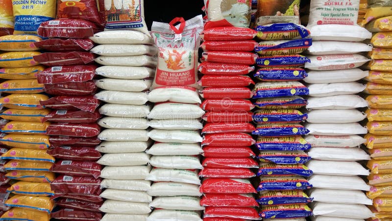 Rice Sold in Store in Singapore Editorial Stock Image - Image of store ...