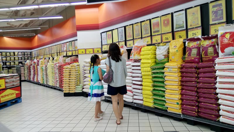 Rice Sold in Store in Singapore Editorial Stock Image - Image of inside ...