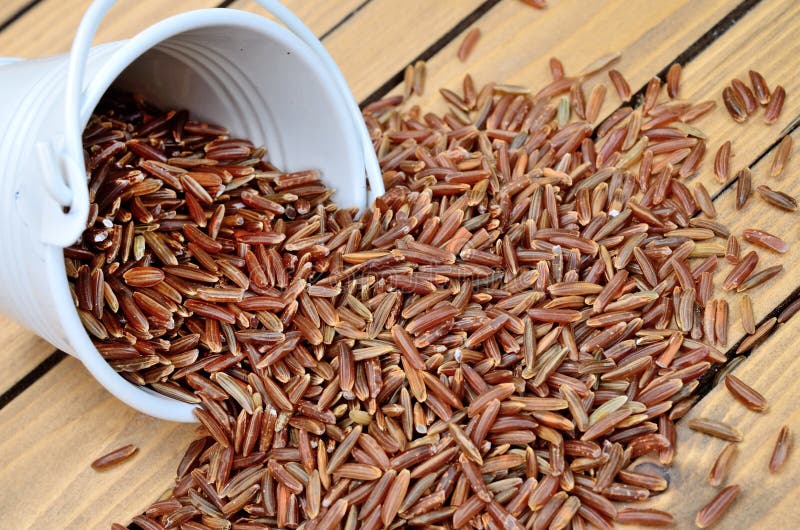 Rice on table stock photo. Image of organic, vegetarian - 81957880
