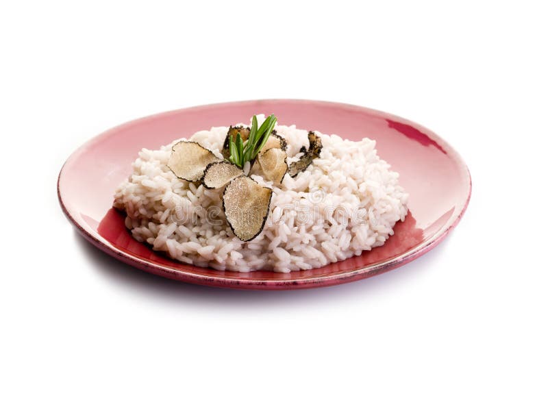 Rice with truffle stock image. Image of fresh, rich, green - 20443951