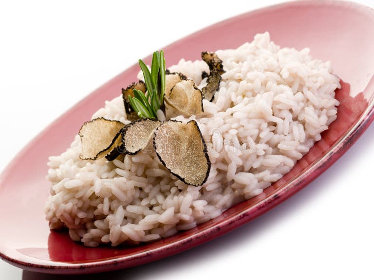 Rice with truffle stock image. Image of cuisine, rice - 20444013