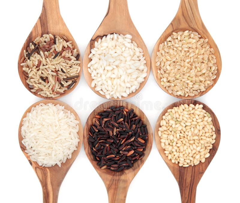 Rice Varieties stock image. Image of natural, ingredient - 32542601