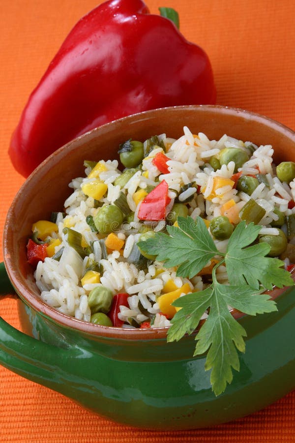 Rice With Vegetable Mix Picture. Image: 7950543