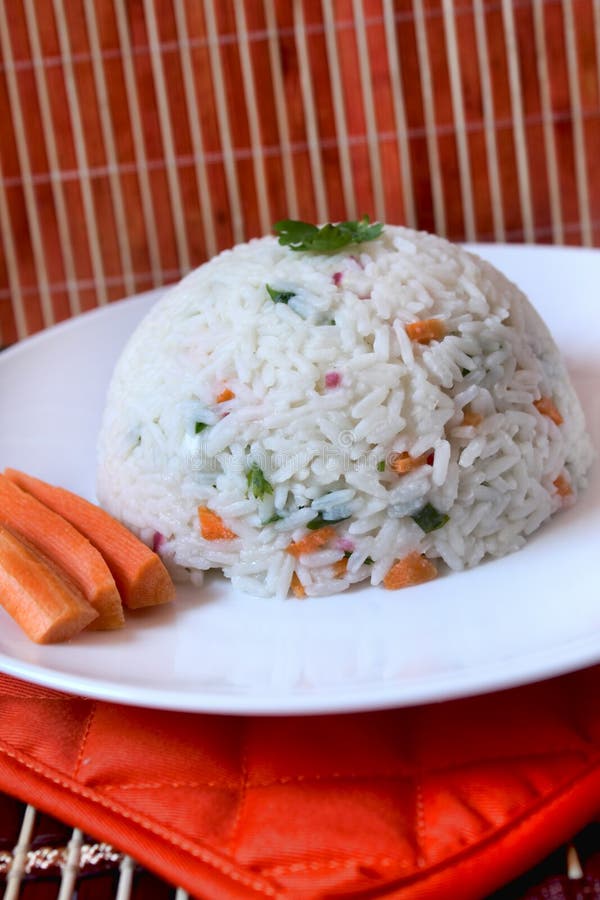 Rice with vegetables stock photo. Image of tasty, pepper - 24730002