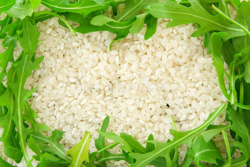 Rice and Vegetables Background Stock Image - Image of dish, texture ...
