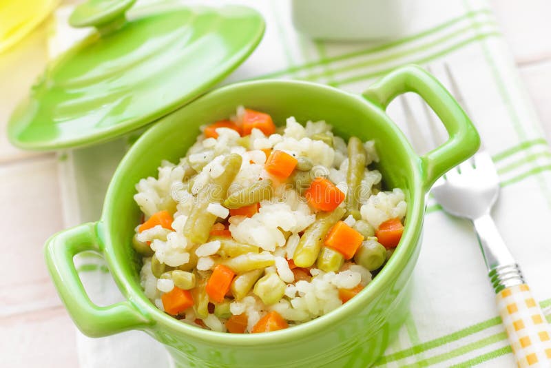 Rice with vegetables stock photo. Image of legume, closeup - 31775110