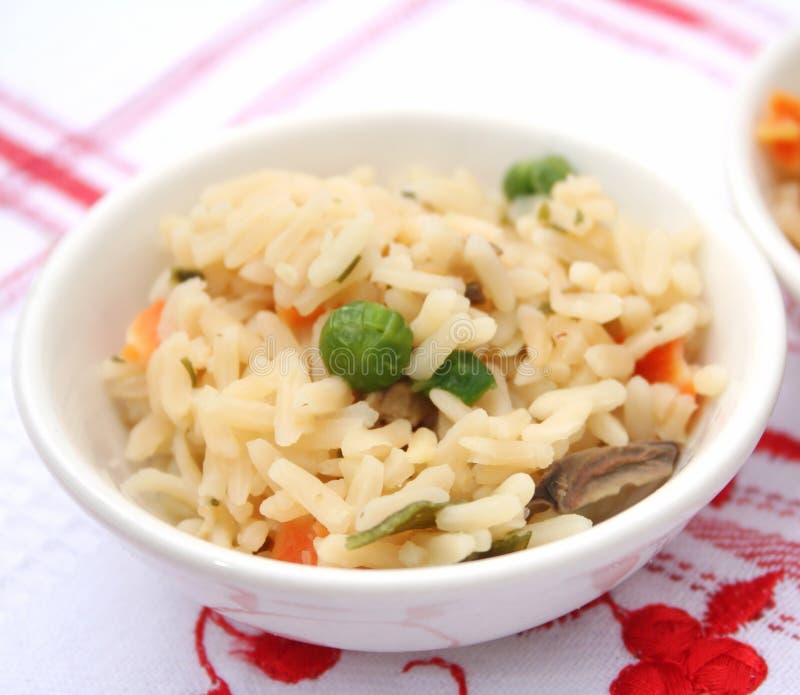 Rice with vegetables stock photo. Image of freshness - 37195648