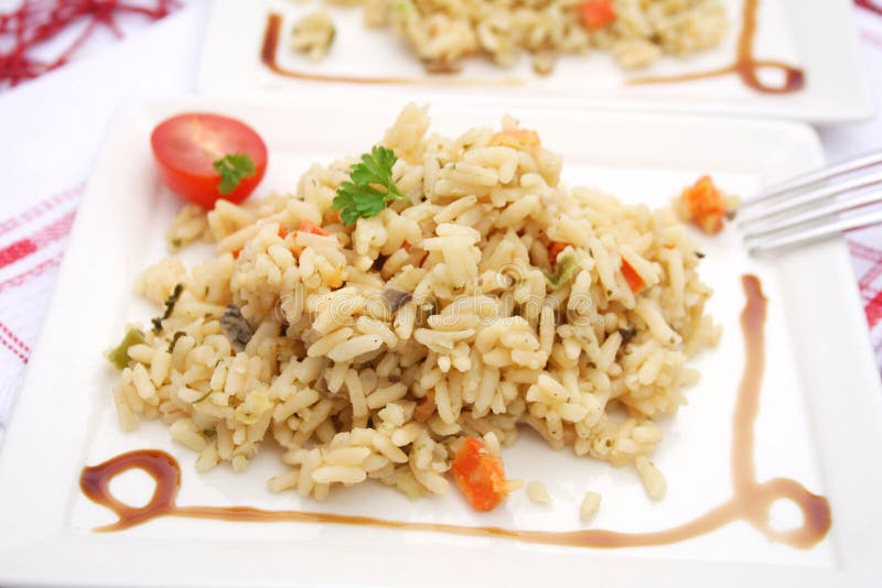Rice with vegetables stock photo. Image of italian, food - 37195718