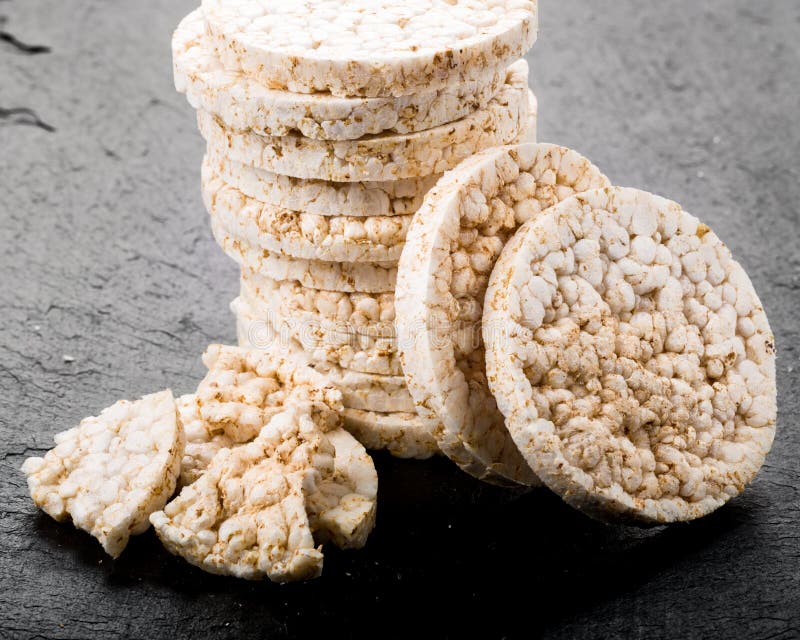 Rice wafers stock photo. Image of grain, crispy, crackers - 49267614