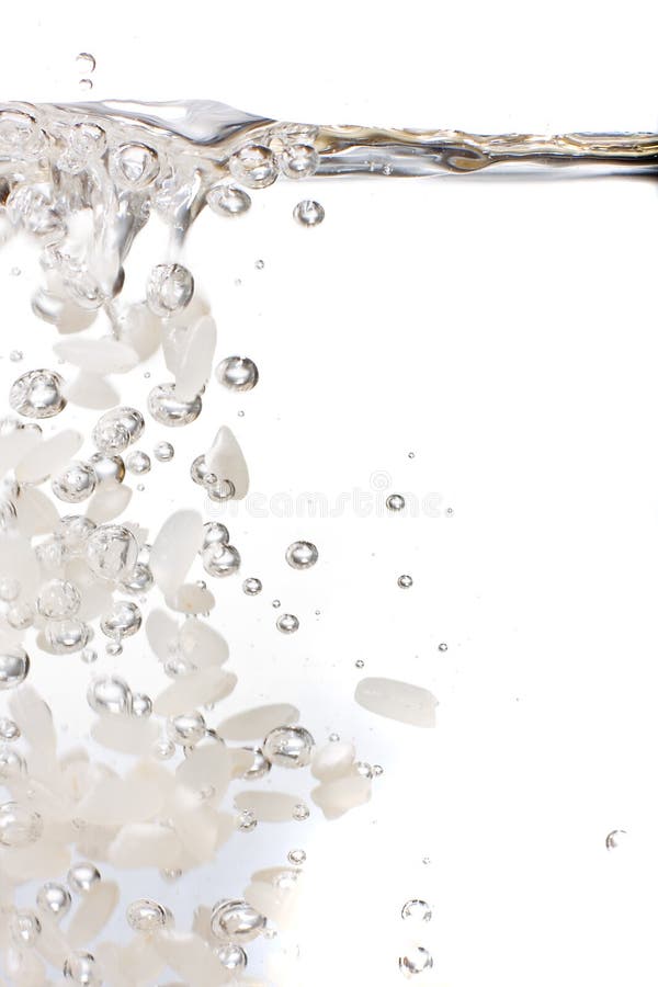 Rice in water stock photo. Image of movement, water, cook - 23165102