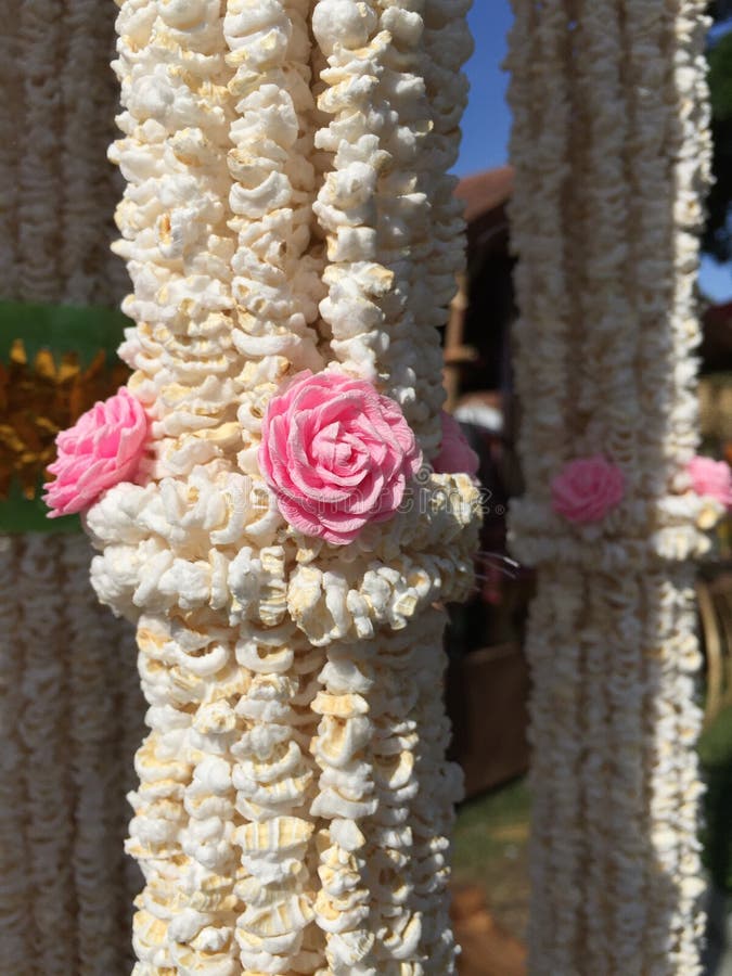 Rice wreath Garland stock image. Image of petal, spring - 65124859