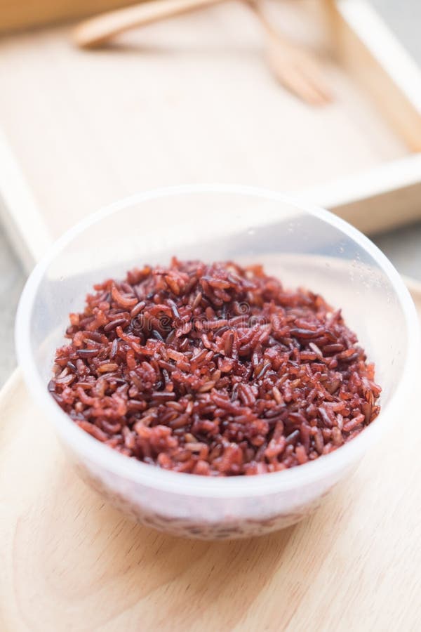 Riceberry rice stock image. Image of food, nutrition - 77665871