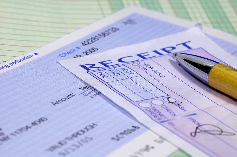 Ricevuta immagine stock. Immagine di ricevuta, debito, assegno - 243149
