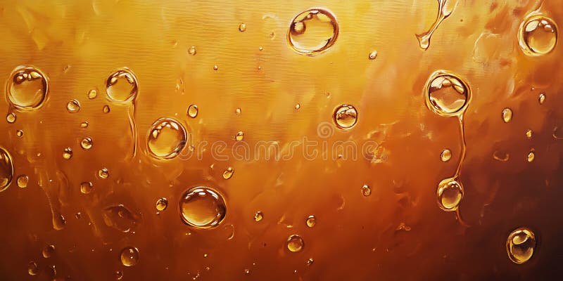 Rich Amber Texture with Golden Oil Droplets Creating a Seamless Repeat ...