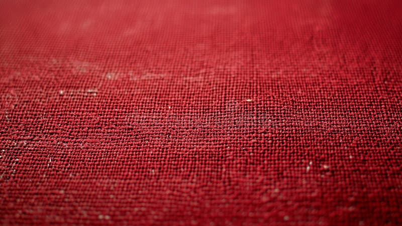 Rich Berry Red Canvas with a Slightly Coarse Surface and Noticeable ...