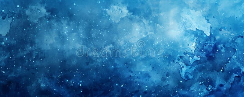 Rich Blue Background Watercolor Texture Adding Soft Artistic Stock ...