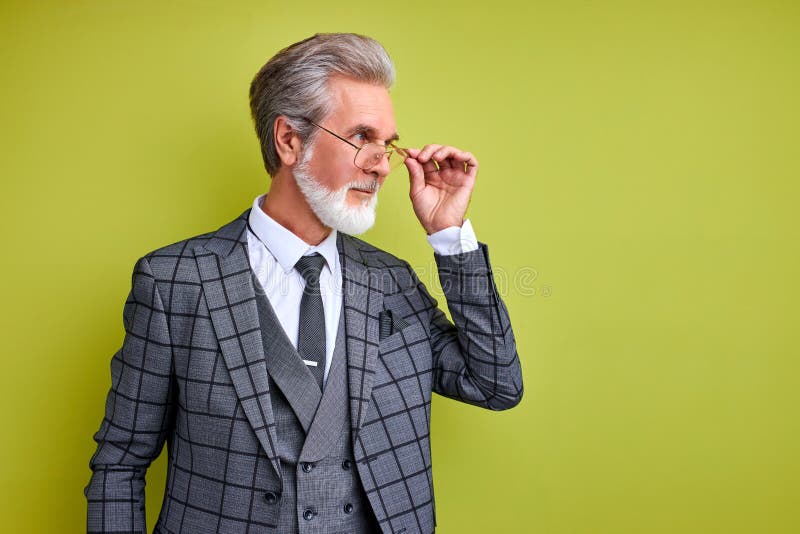 Rich boss in studio stock photo. Image of happy, alone - 193691334