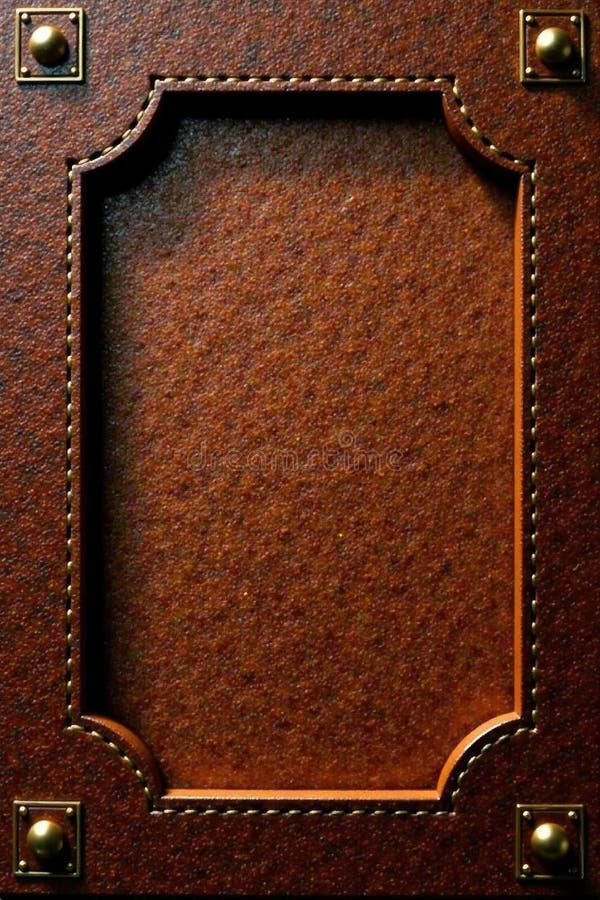 Rich Brown Leather Seam, Stitched Frame Texture , Craft, Leather Goods ...