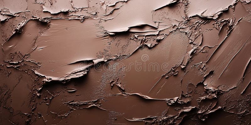Rich Brown Textured Surface Resembling Chocolate Spread on a Flat ...