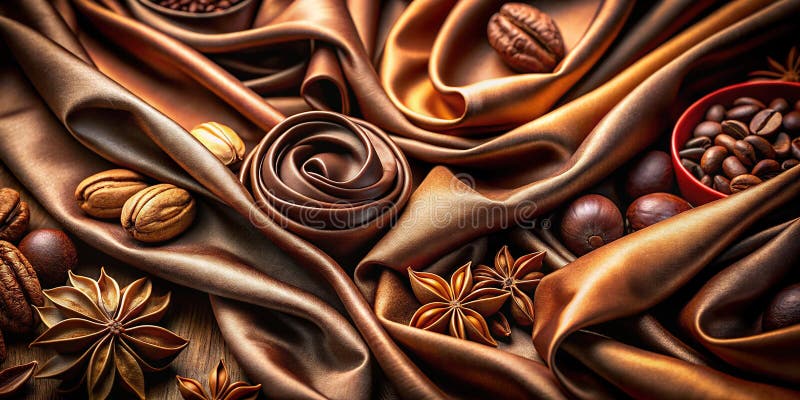 Rich Brown Textures an Abstract Background Featuring a Depth of Earthy ...