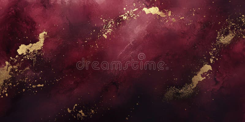 Rich Burgundy Gradient Background with Soft Transitions into Gold Tones ...