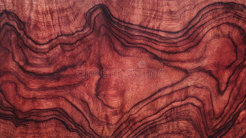 Rich Cherry with a Deep Color and Elegant, Flowing Grain Patterns Stock ...