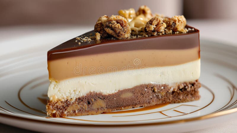 A Rich Chocolate Dessert Showcases Multiple Layers of Flavors and ...