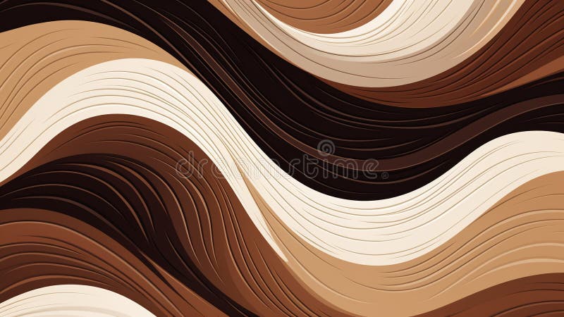Rich and Classic Chocolate Brown and Cream Abstract Pattern Stock Photo ...