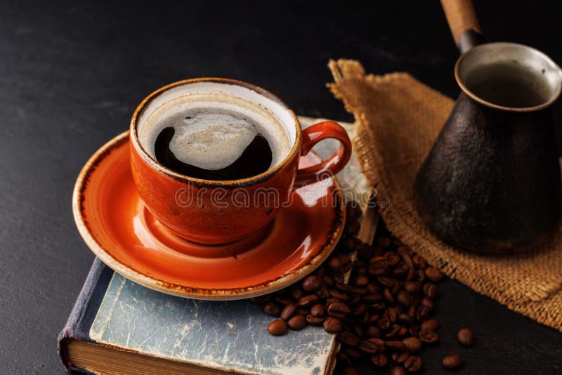 Rich Coffee Beans Aromatic CloseUp Stock Photo - Image of exotic ...
