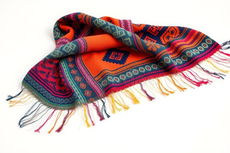 Vibrant Hispanic Holiday Textiles Stock Illustration - Illustration of ...