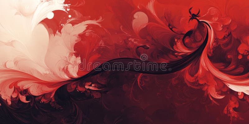 A Rich Crimson Red Background with Soft, Swirling Patterns that Blend ...