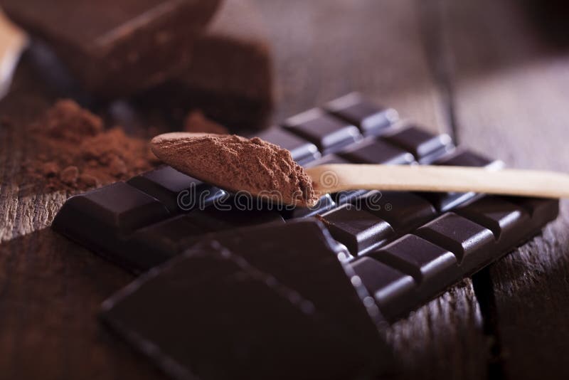 Rich dark chocolate stock photo. Image of sweets, candy - 8777652