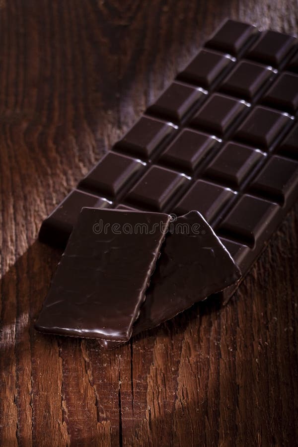 Rich dark chocolate stock photo. Image of chocolate, indulgence - 8777770