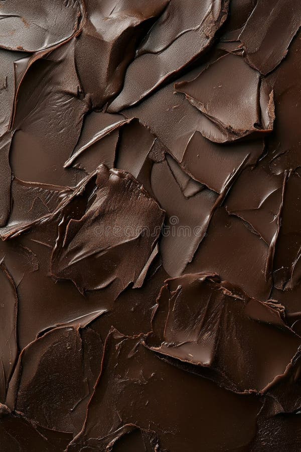 Rich Dark Chocolate Delight on a Deep Black Background for a Luxurious ...