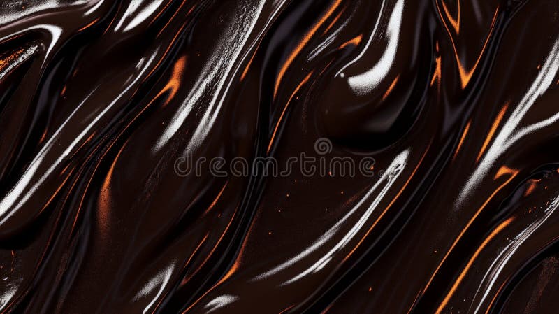 A Rich, Dark Liquid Foundation Cream with a Smooth Texture, Showing ...