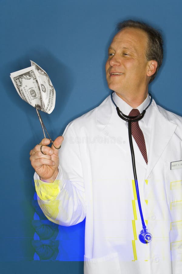 Rich Doctor stock image. Image of cutting, caucasian, expression - 5646177