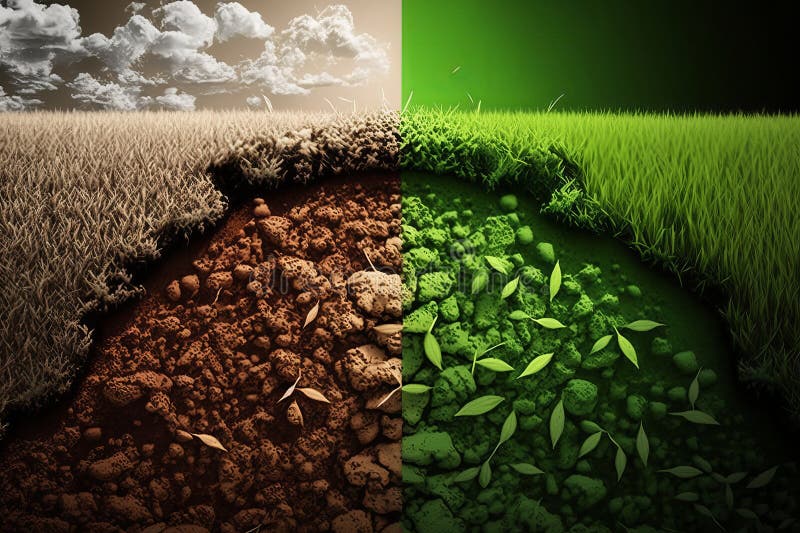 Rich Environment and in Arid Environments Stock Image - Image of ...